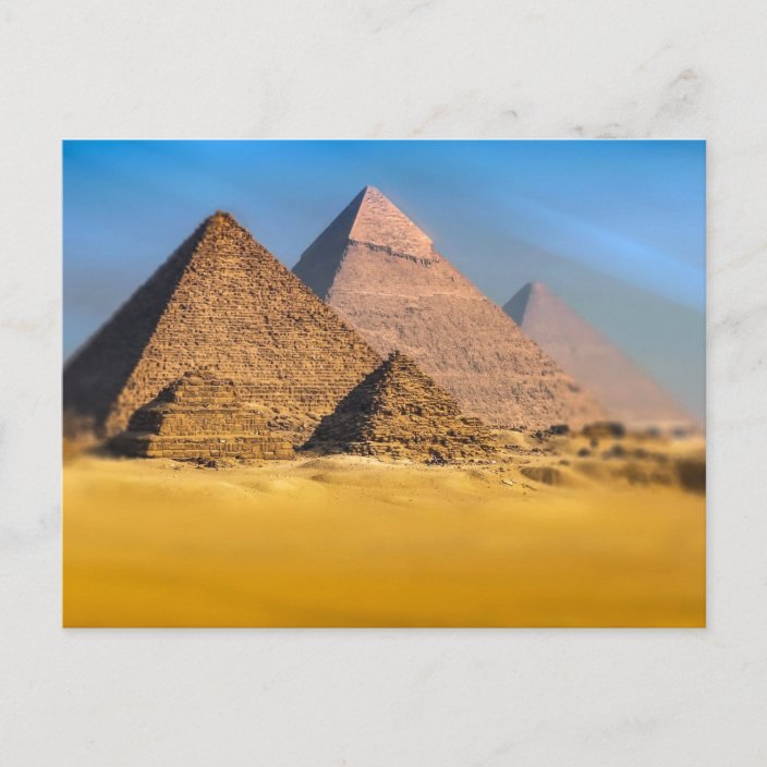 Pyramids Postcard | Zazzle.com