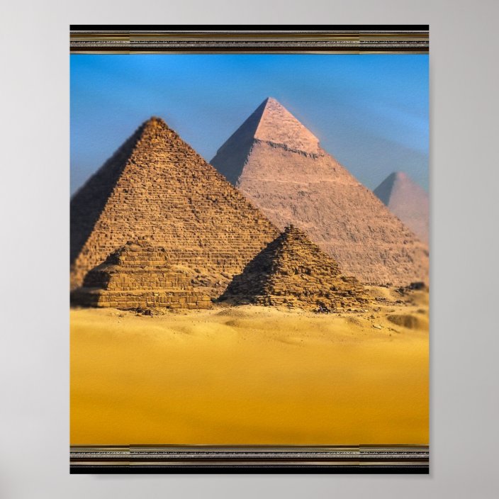 Pyramids Poster | Zazzle.com