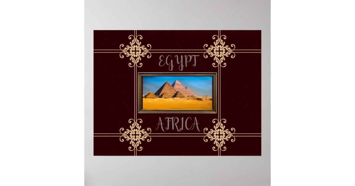 Pyramids Poster | Zazzle