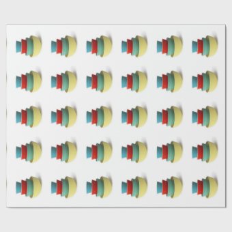 Pyrex Primary Wrapping Paper | Zazzle