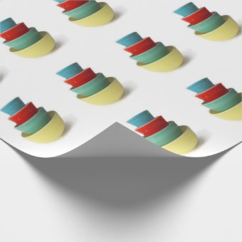 Pyrex Primary Wrapping Paper | Zazzle