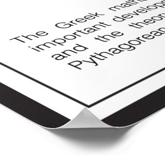 Pythagoras Poster | Zazzle