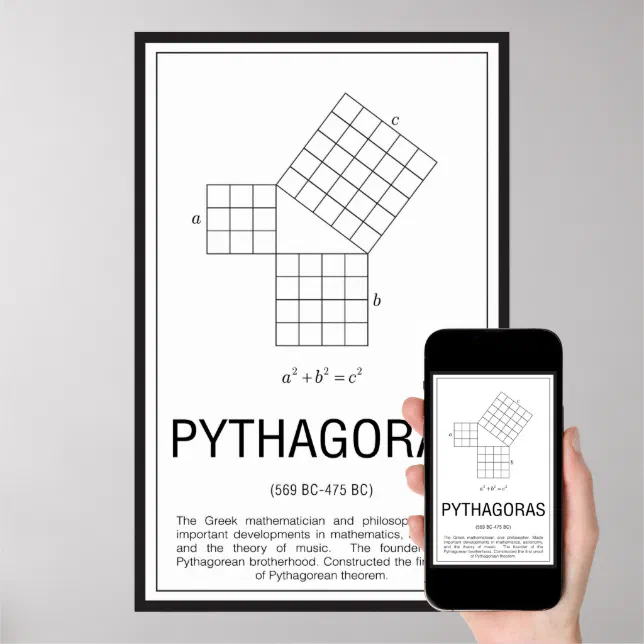 Pythagoras Poster | Zazzle