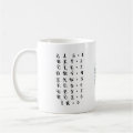Pythagorean Numerology Letters Meanings Chart Mug | Zazzle