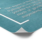 Pythagorean Theorem - Math Poster | Zazzle