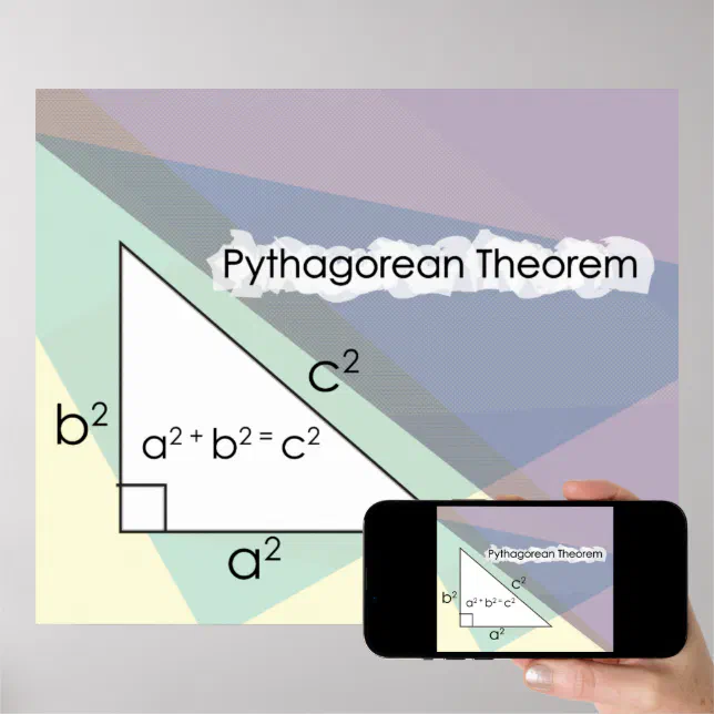 Pythagorean Theorem *UPDATED* Poster | Zazzle