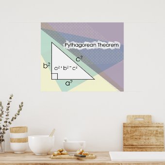Pythagorean Theorem *UPDATED* Poster | Zazzle