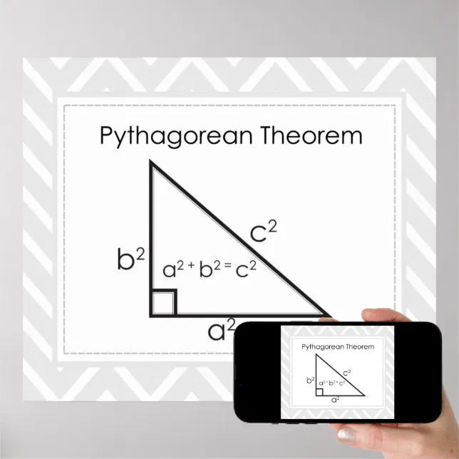Pythagorean Theorem *UPDATED* Poster | Zazzle