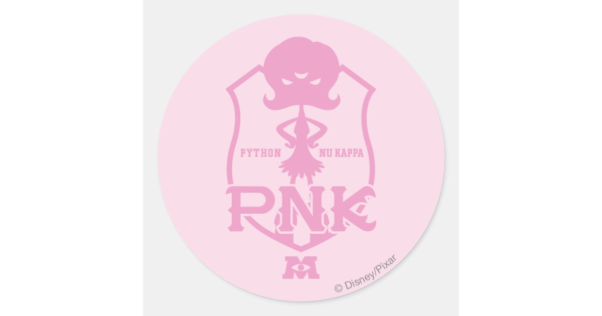 PYTHON NU KAPPA - PNK CLASSIC ROUND STICKER | Zazzle