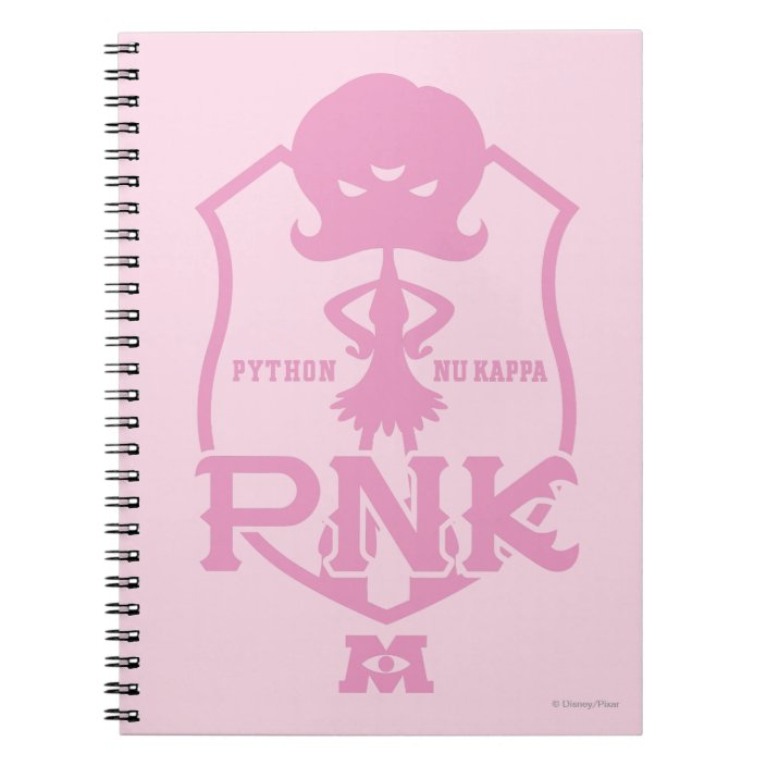PYTHON NU KAPPA - PNK NOTEBOOK | Zazzle.com