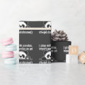 Python Programmer IT Nerd Panda Programming Humor Wrapping Paper | Zazzle