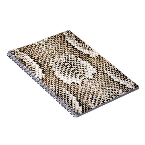 python skin, snake pattern, animal skin pattern de notebook | Zazzle