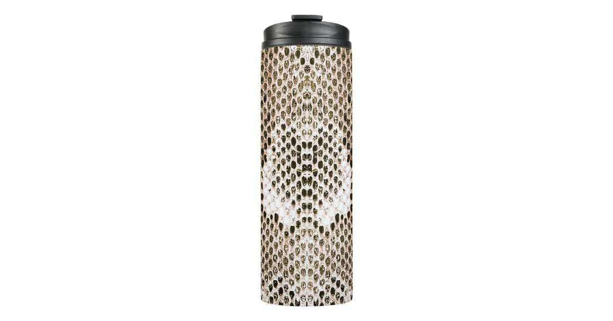 python skin, snake pattern, animal skin pattern de thermal tumbler | Zazzle