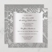 Python Snake Animal Skin Black Silver Birthday Invitation | Zazzle