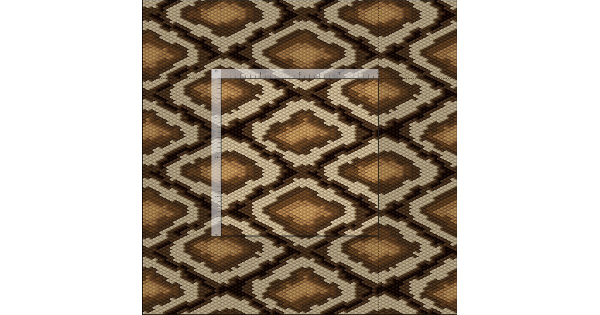 Python snake skin pattern 2 fabric | Zazzle