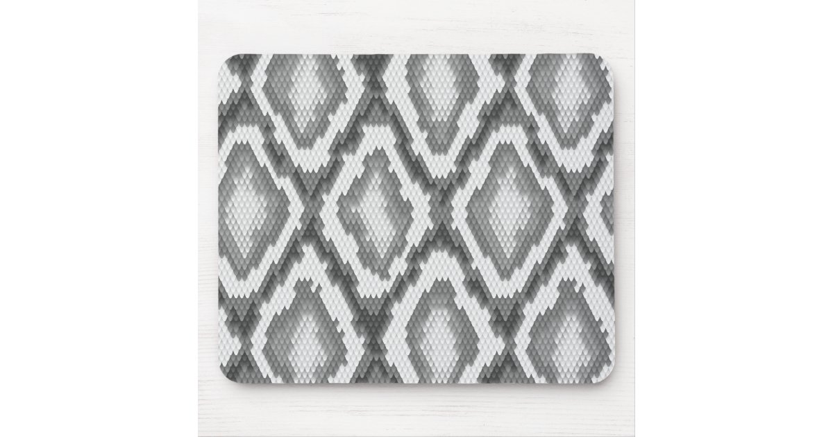 Python snake skin pattern mouse pad | Zazzle