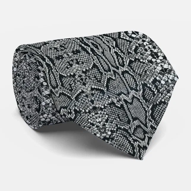 Python Snakeskin Pattern on a Neck Tie | Zazzle
