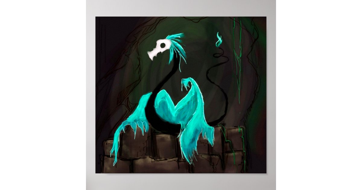 Q, The Ghost Snek Poster | Zazzle