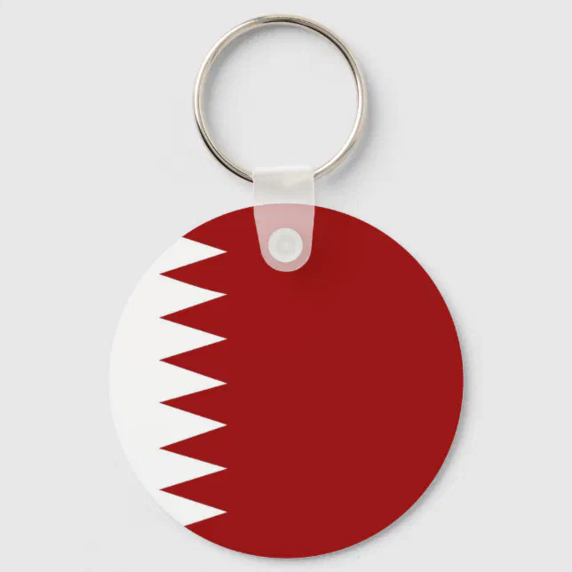 Qatar country flag symbol keychain | Zazzle