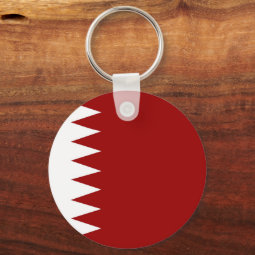 Qatar country flag symbol keychain | Zazzle