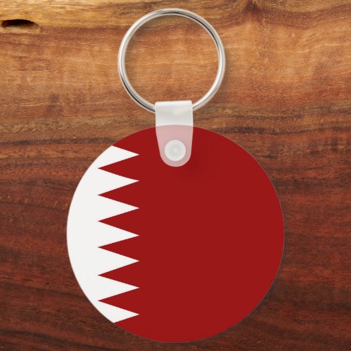 Qatar country flag symbol keychain | Zazzle