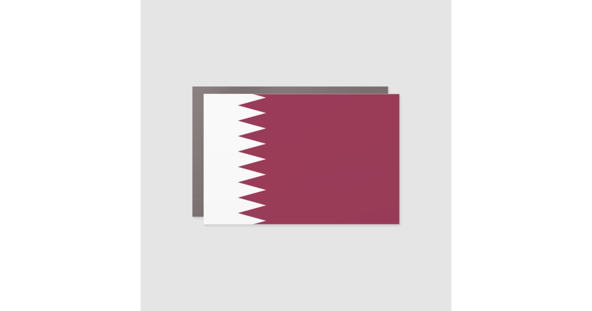 Qatar Flag Car Magnet | Zazzle