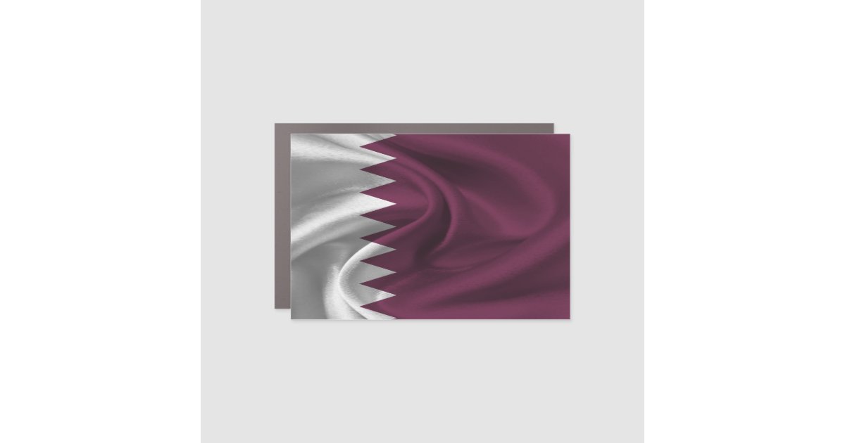 Qatar Flag Car Magnet | Zazzle