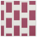 Qatar Flag Fabric | Zazzle