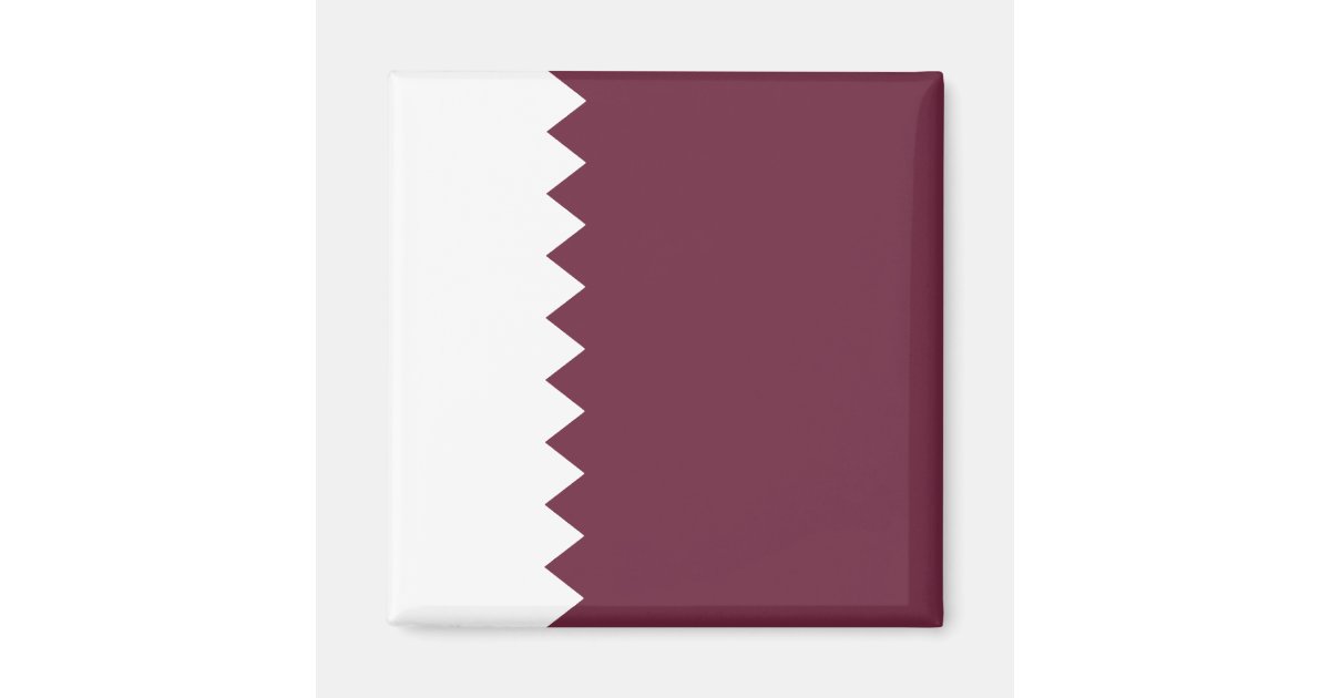 Qatar Flag Magnet | Zazzle