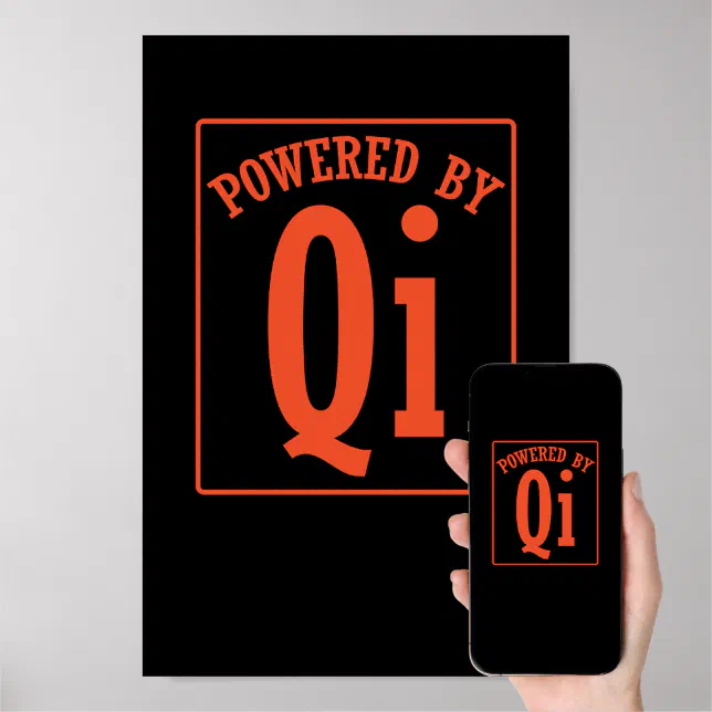 Qigong Powered By Qi or Chi Poster | Zazzle