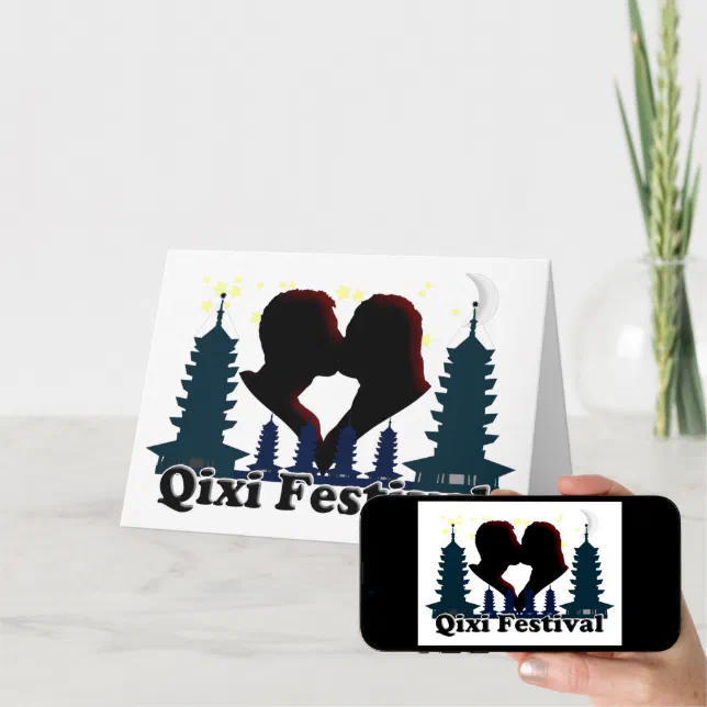 Qixi Festival - Chinese Valentine's Day Holiday Card | Zazzle