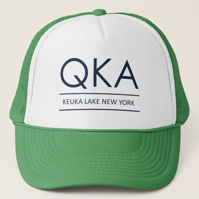 QKA Keuka Lake New York Trucker Hat | Zazzle