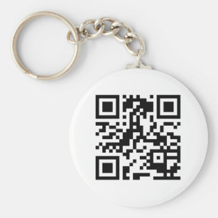 Qr Code Keychains - No Minimum Quantity | Zazzle