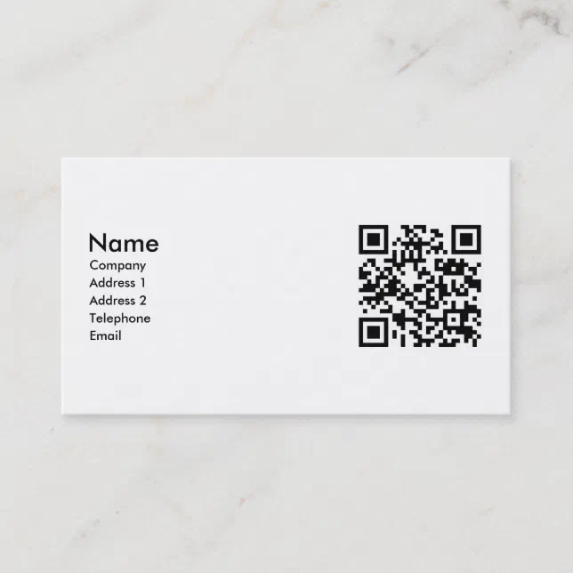 QR Business Card | Zazzle