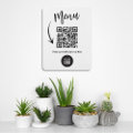 QR Code Add Your Logo Restaurant Menus Door Sign | Zazzle