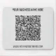 QR Code and Custom Text Professional Personalized Mouse Pad | Zazzle