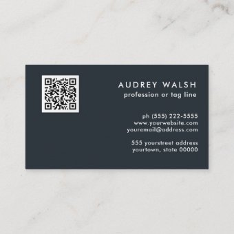 QR CODE Animal Skin Leopard spot earth colors Business Card | Zazzle