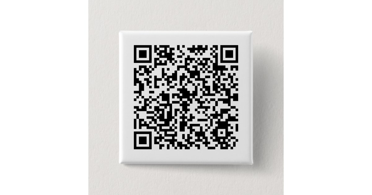 QR Code Badge Button | Zazzle