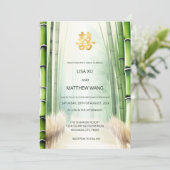 QR Code | Bamboo Forest Chinese Wedding Invitation | Zazzle