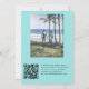 QR CODE Beach destination photo wedding Invitation | Zazzle