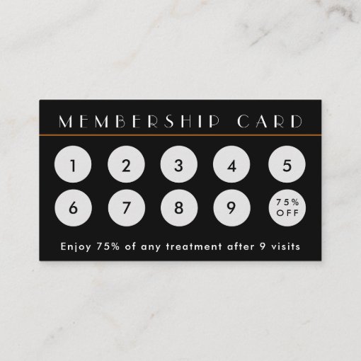 QR Code Black and White Health Membership Card | Zazzle