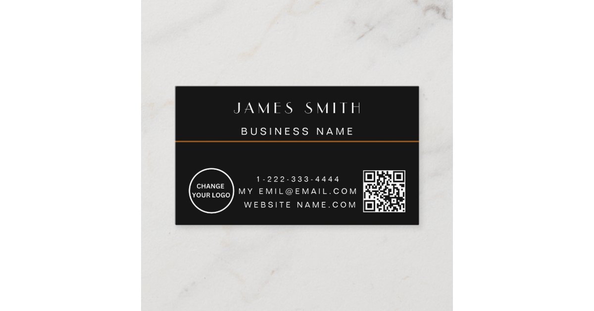 QR Code Black and White Health Membership Card | Zazzle