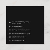 QR Code Business Logo Modern Minimalist Business Calling Card | Zazzle