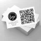 QR Code Business Logo | Modern Professional Business Card | Zazzle