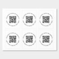 QR Code | Business Minimalist Simple White Hot Chocolate Drink Mix | Zazzle
