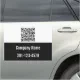QR Code Business Template Car Magnet | Zazzle