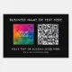 QR Code Company Business Logo Modern Best Yard Sign | Zazzle