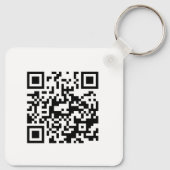 QR Code Company Business Logo Promotional Keychain | Zazzle