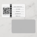 QR code connect with us Business Card | Zazzle