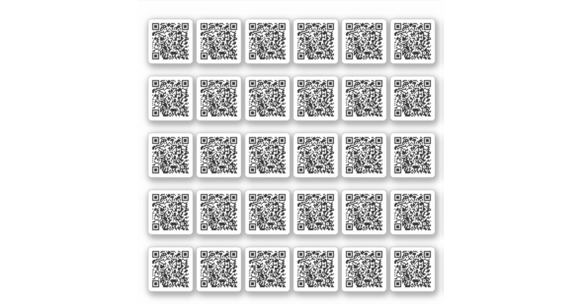 QR Code Custom sticker sheet | Zazzle QR Code Custom sticker sheet | Zazzle